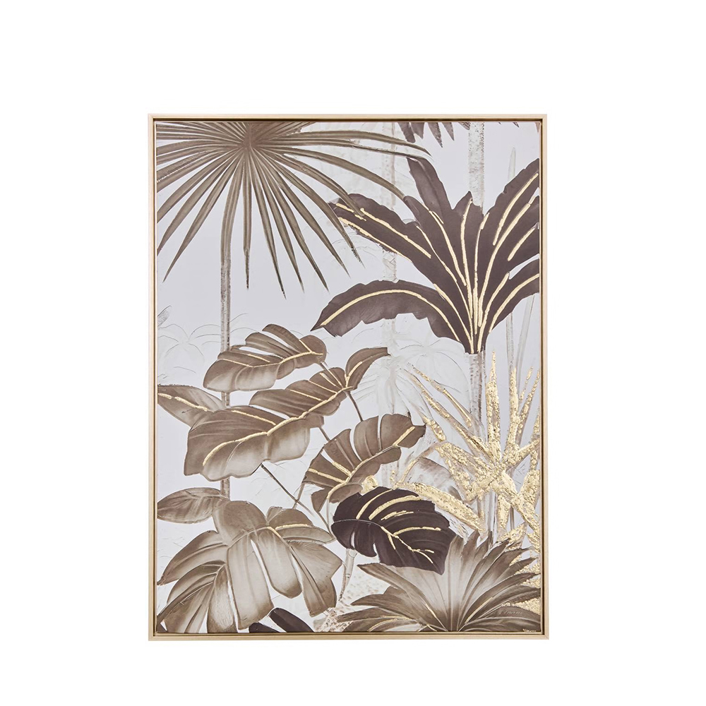 Paveikslas drobė su rėmu Lapai 60x80x3 cm Atmosphera 210465 - Savex ...